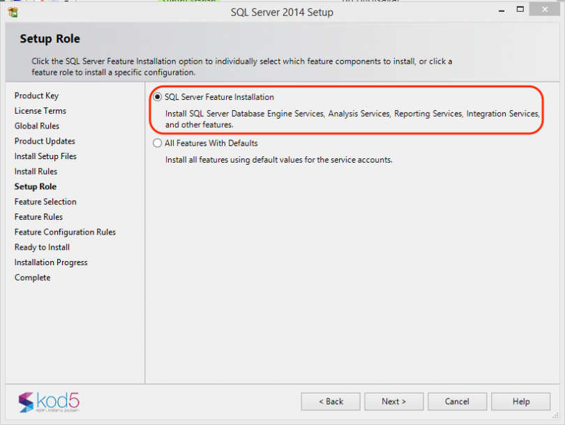 SQL Server 2014 Kurulumu – Kod5.org